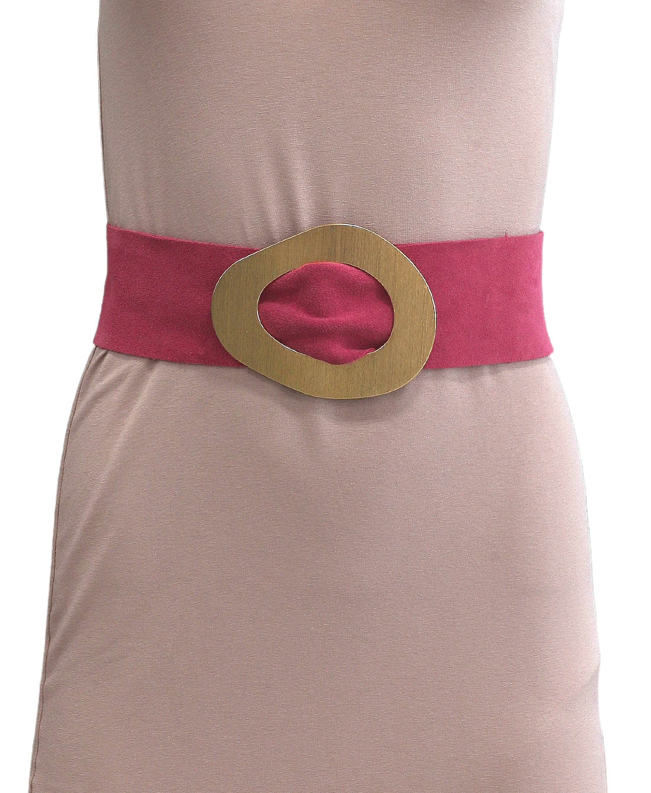 Suede Pull Through Belt w/ Oval Buckle – FOX'S - Online