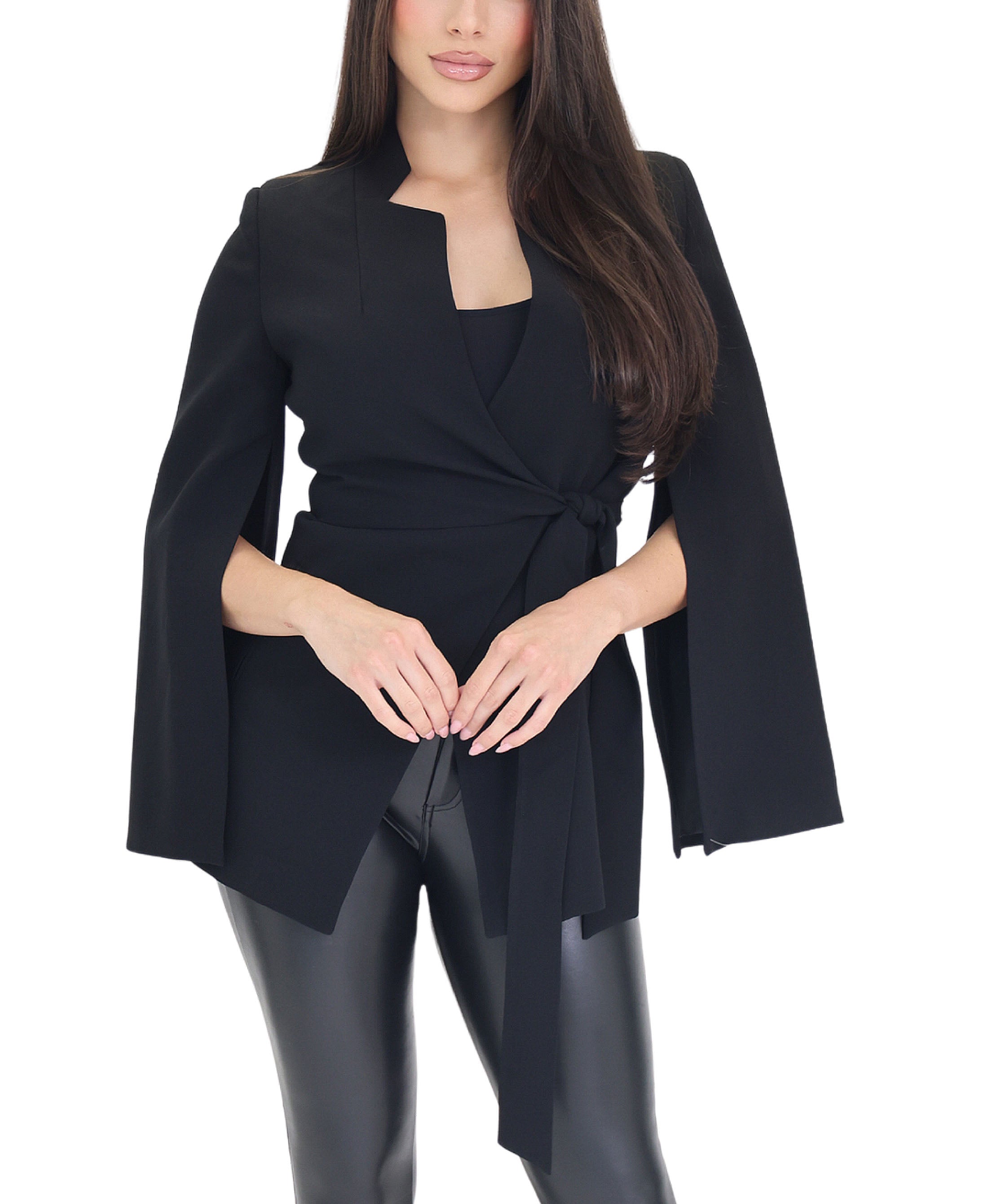 Split Sleeve Blazer – FOX'S - Online